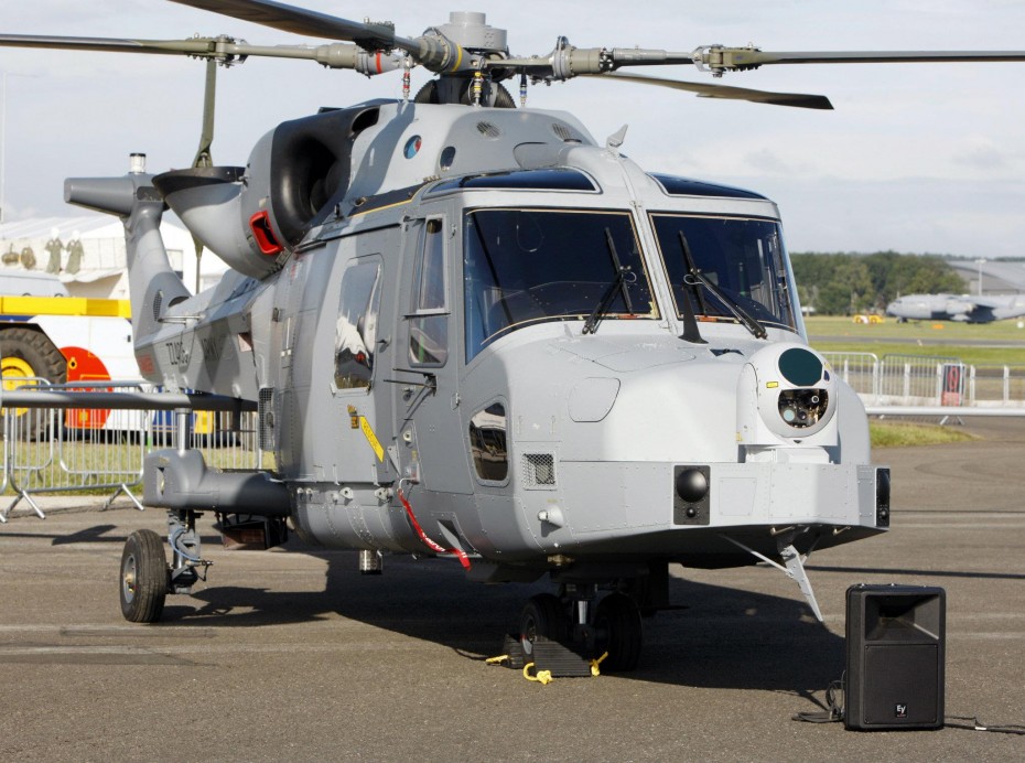 AgustaWestland entrega o primeiro AW159 Lynx Wildcat durante a ...