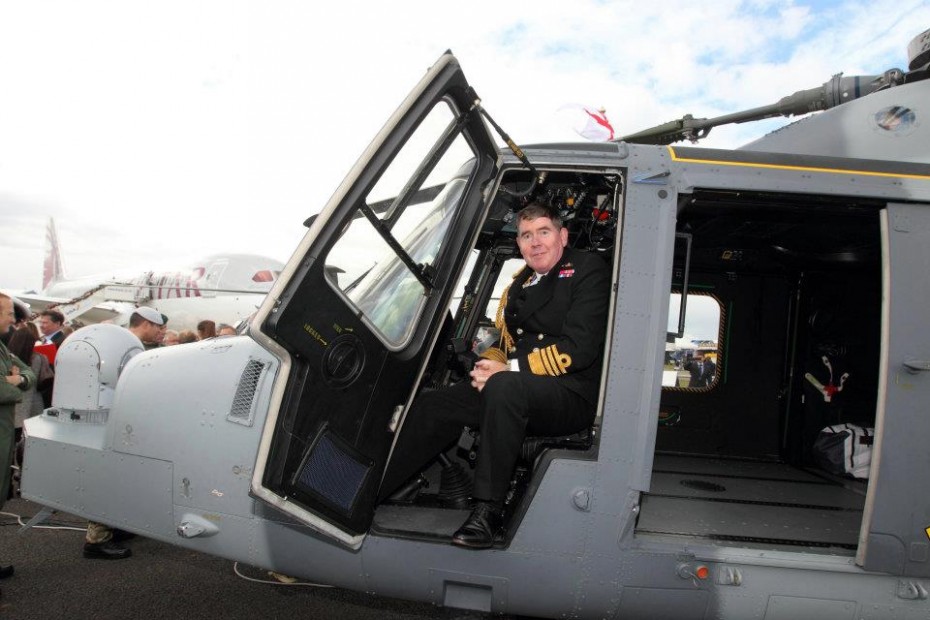 AgustaWestland entrega o primeiro AW159 Lynx Wildcat durante a ...