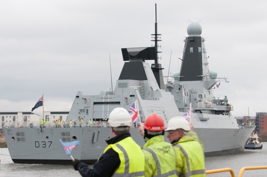 Último Type 45 já navega para completar a frota – Defesa Aérea & Naval