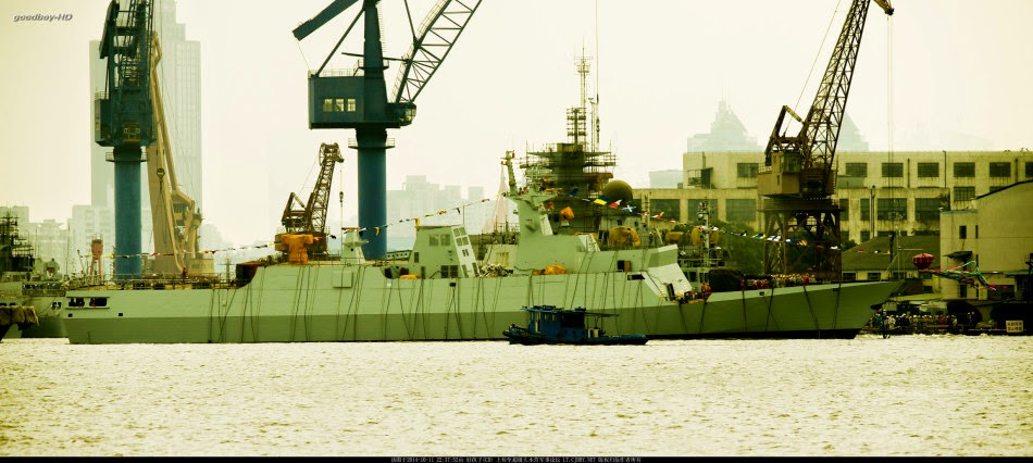 Corveta Type 056 Anti-Submarine Warfare (ASW) da PLA Navy é lançada ao ...