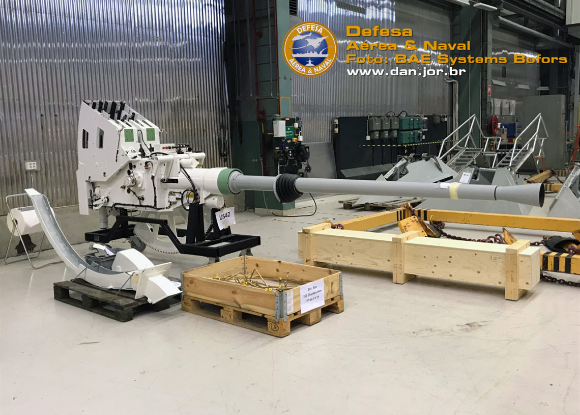 BAE Systems Bofors AB: canhão naval Bofors 57 MK3 – Defesa Aérea & Naval