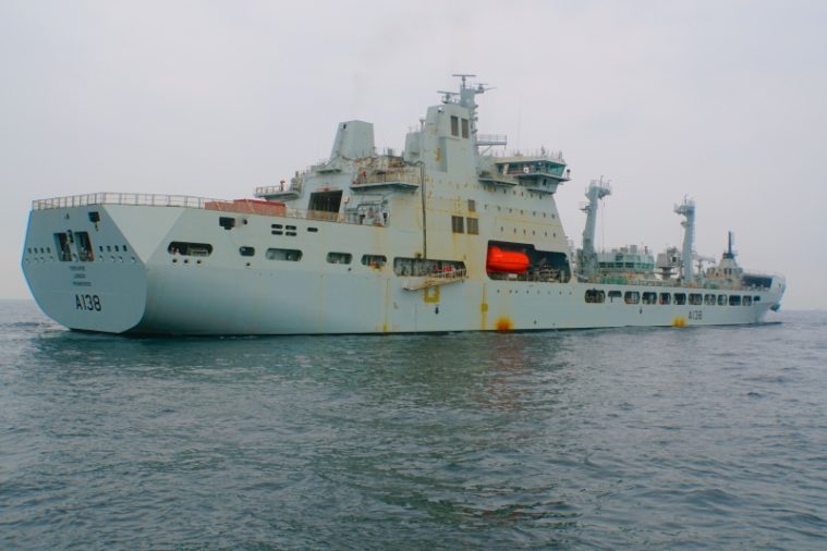 RFA ‘Tidesurge’ o novo Navio Tanque da classe ‘Tide’ da Marinha Real ...