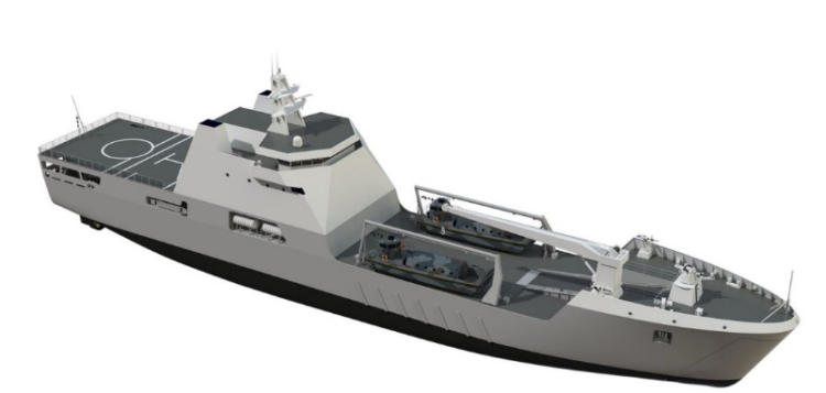 Damen lançou o novo Landing Ship Transport (LST) 100 para a Marinha da ...