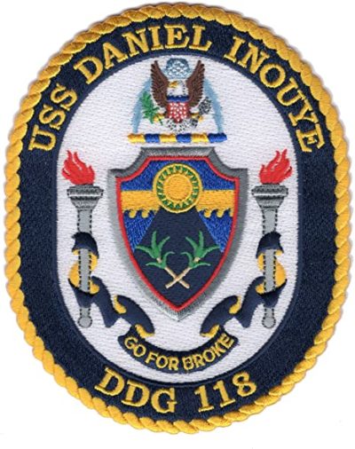 USS Daniel Inouye (DDG 118), futuro destróier da Marinha dos EUA ...