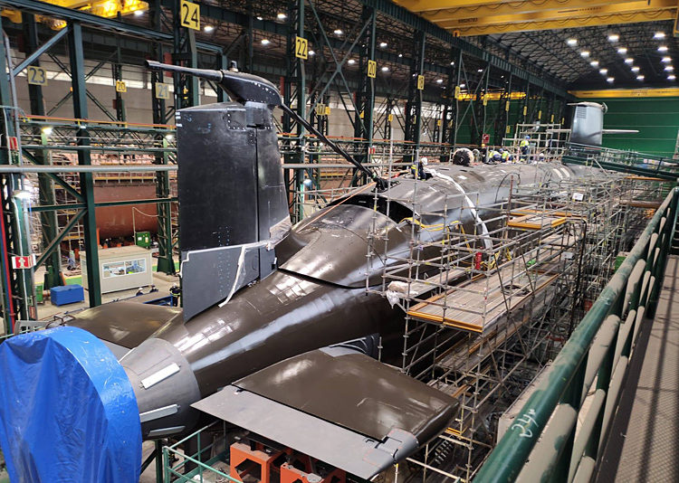 Navantia – Submarino ‘Isaac Peral’ S81 pronto para ser lançado ao mar ...
