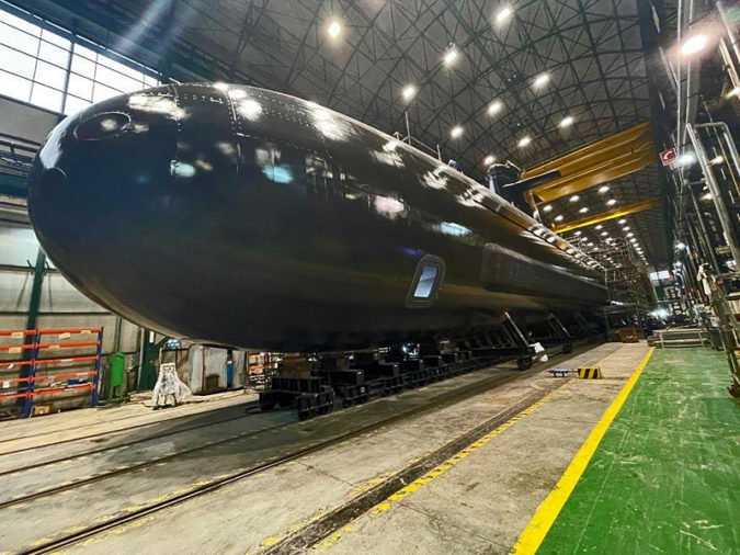 Navantia – Submarino ‘Isaac Peral’ S81 pronto para ser lançado ao mar ...