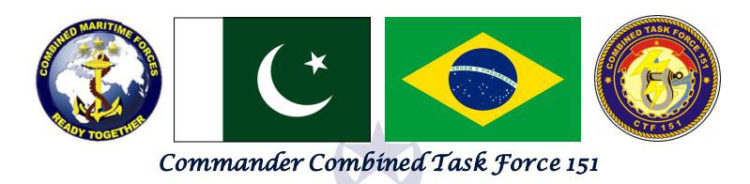 Marinha do Brasil assume o comando da Combined Task Force 151 no ...