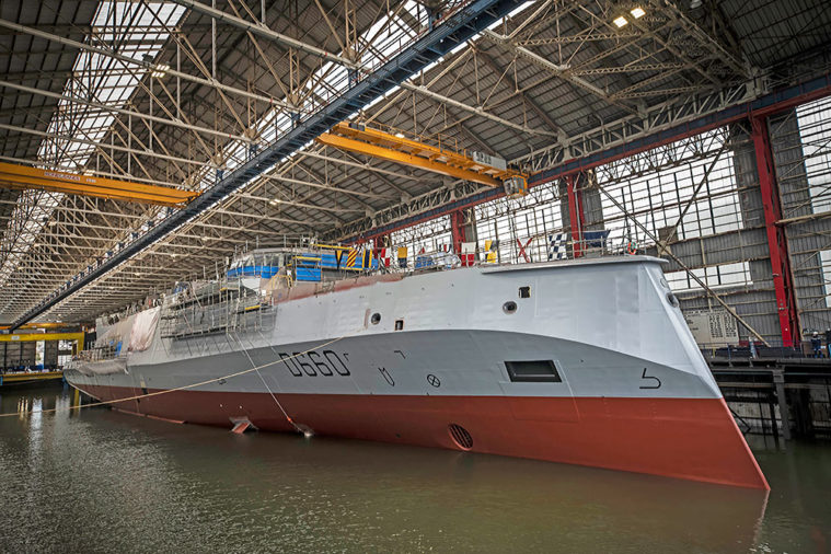 Naval Group lança ao mar a primeira Fragata FDI para a Marinha francesa ...