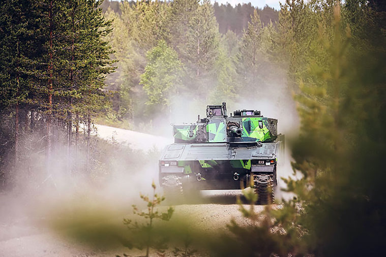 Saab recebe pedido para capacidade de controle de mira e tiro do CV90 ...