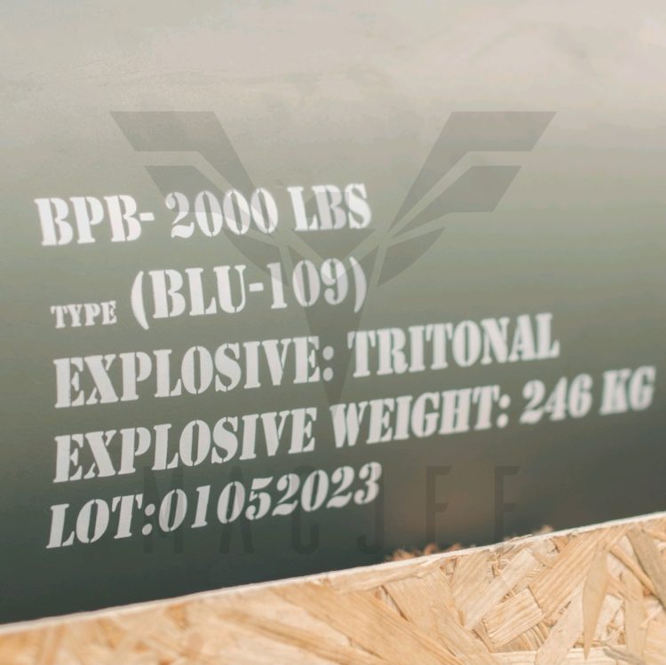 Bomba Anti-Bunker BLU-109 da Mac Jee – Defesa Aérea & Naval