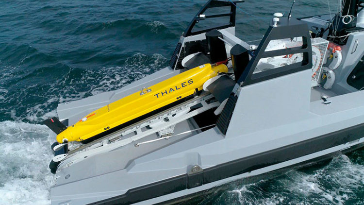 Thales entrega o primeiro sistema de drone autônomo para MMCM à Marinha ...