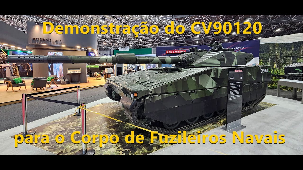 Assista aqui a demonstração do CV90120 para os Fuzileiros Navais ...
