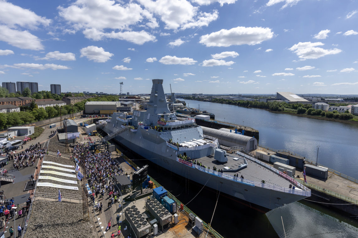 Princesa de Gales batiza a HMS ‘Glasgow’, primeira Fragata Type 26 ...