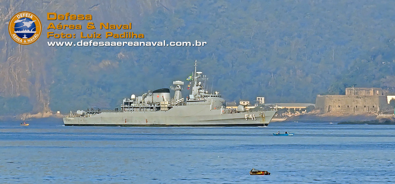 Guinex V – Fragata Defensora (F 41) chega ao Rio de Janeiro – Defesa ...