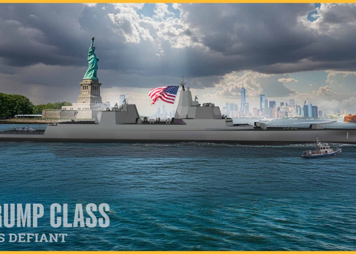 Classe Trump: USS Defiant será o maior navio de guerra dos EUA desde a ...