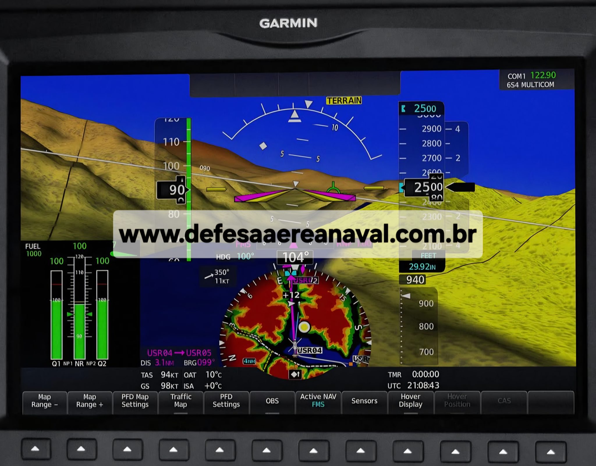 O novo painel Garmin que a FAB adotou para o Black Hawk – Defesa Aérea ...