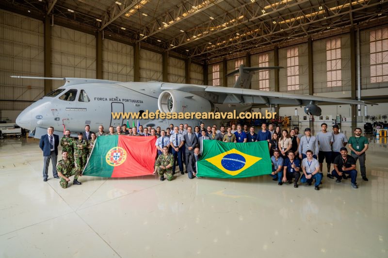 Embraer entrega o quarto KC-390 português e o primeiro kit de ...