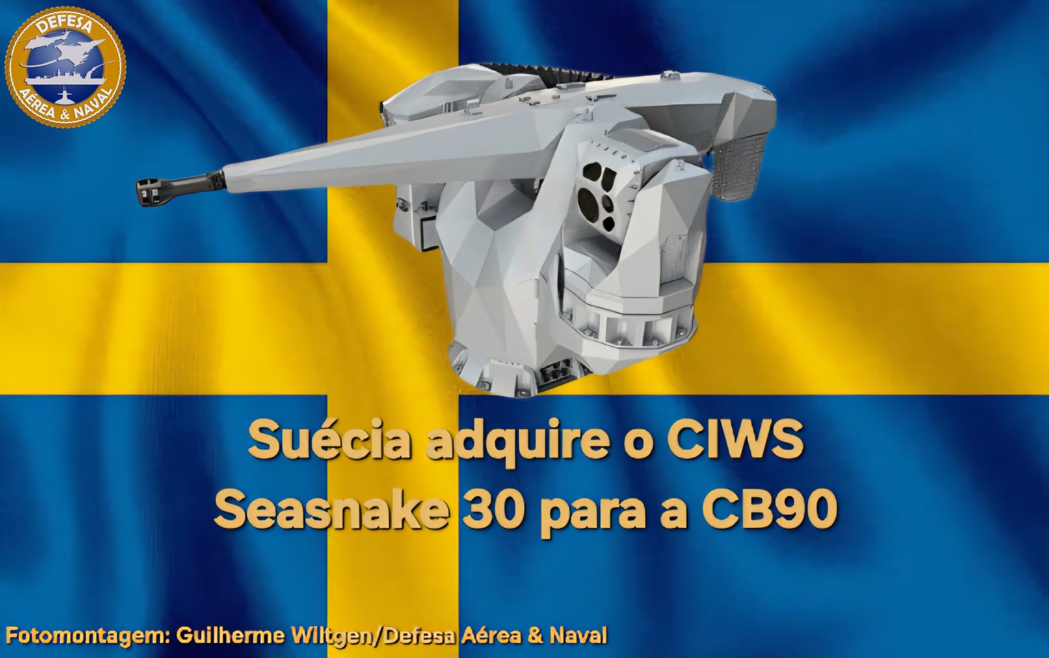 Suécia seleciona o CIWS SeaSnake 30 da Rheinmetall para equipar a CB90 ...