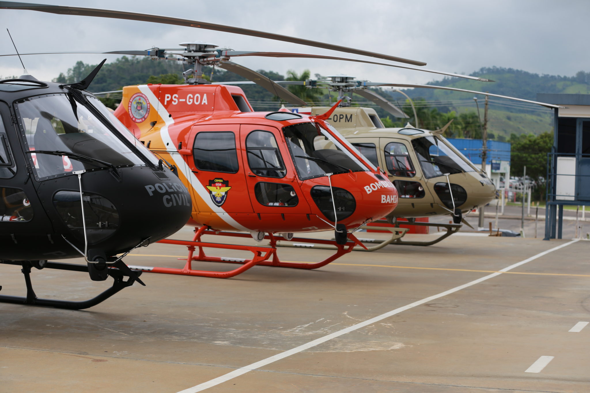 Helibras entrega três helicópteros H125 para operações de segurança ...